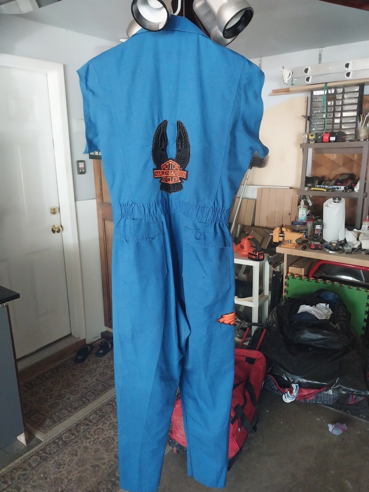 Harley-Davidson Mechanic VTG Medium Coveralls Sewn P… - Gem