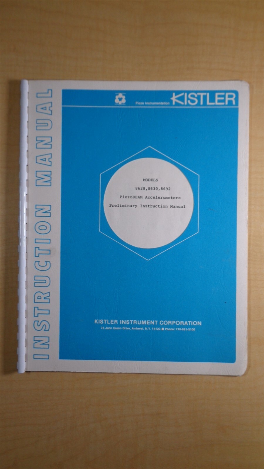 Kistler 8628 8630 8692 PiezoBEAM Accelerometers Prelim Instruction ...