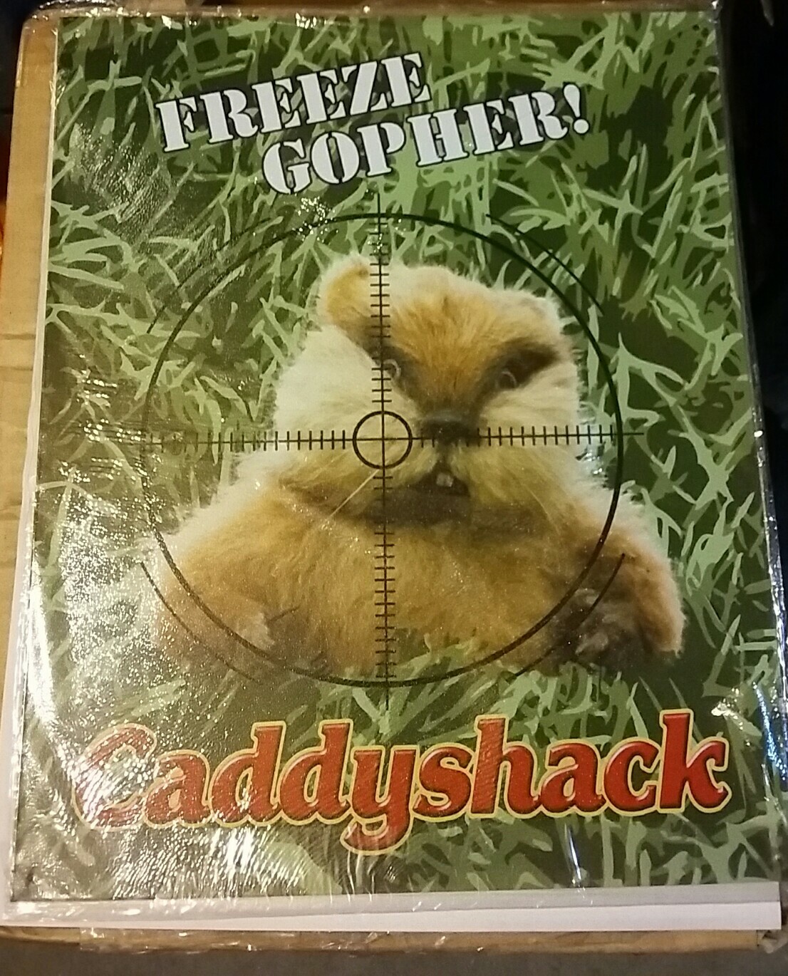 Metal Sign Caddy Shack "Freeze Gopher" Made in USA Free Shipping | eBay