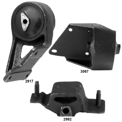 Engine Mounts & Transmission Mount 3PCS for Dodge Durango 03-00 V8-5.9L ...