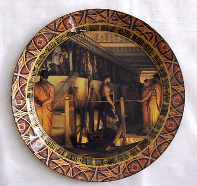 DURWIN RICE New York artist Decoupage Plate 13" One of a kind ! | eBay