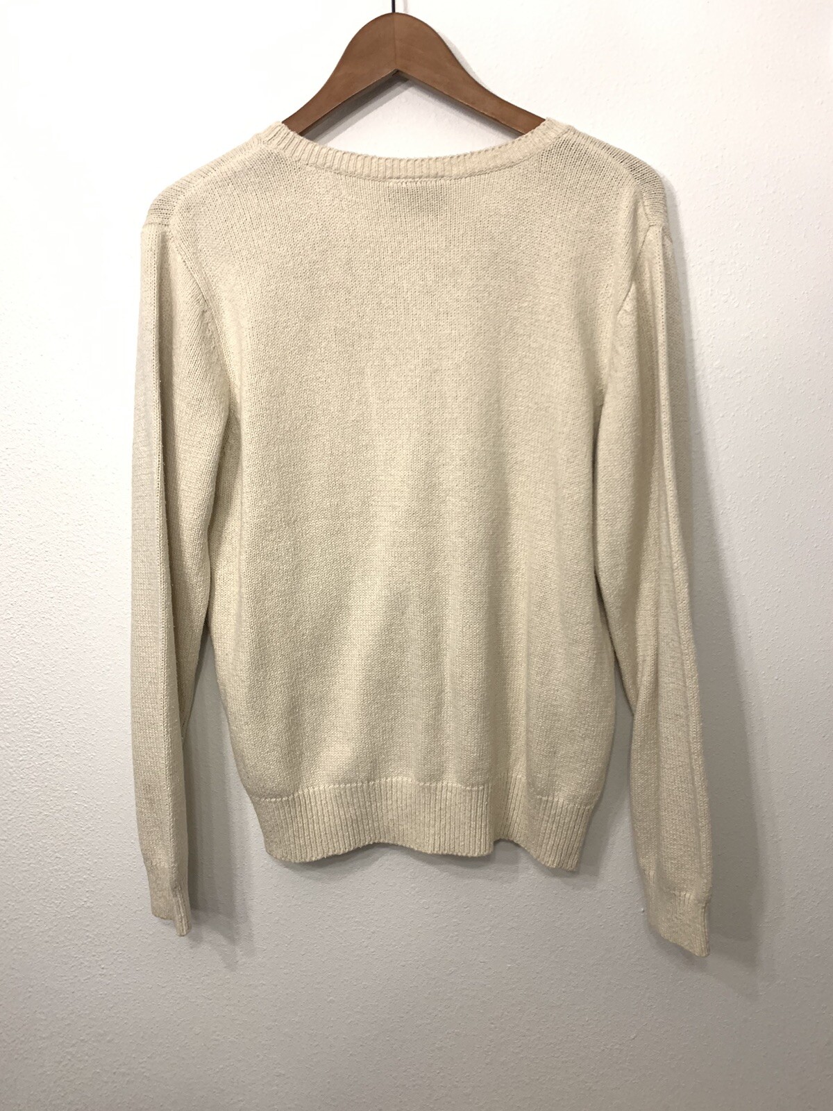 New Koos Of Course! Sweater, size Medium, beige and purple, New with ...