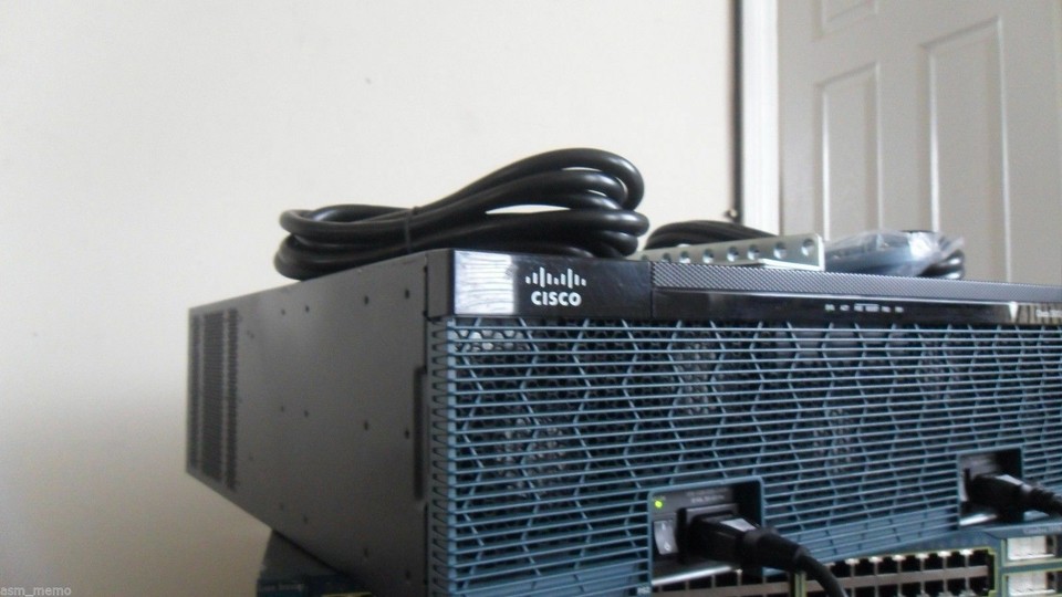 CISCO C3945E-VSEC/K9 Gigabit Voice SECURITY Router SPE250/K9 PVDM3-64 ...