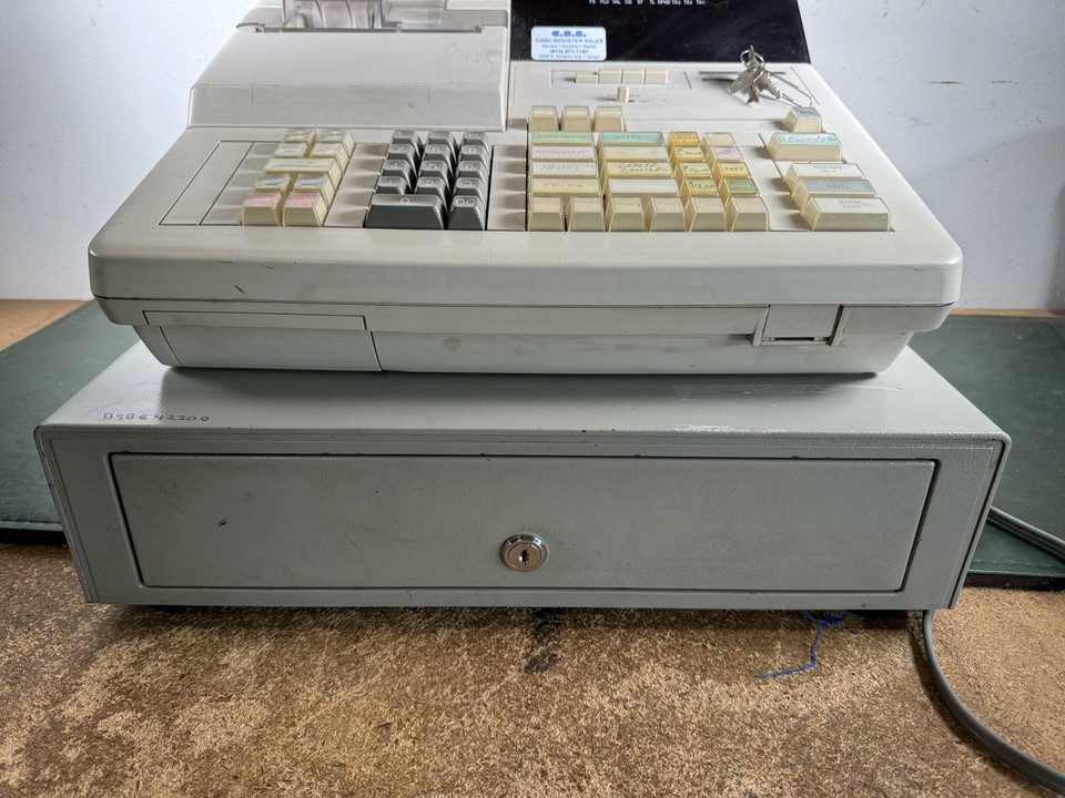 Sharp ER-3220 Cash Register W/ Key Parts/Repair | eBay