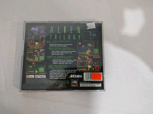 Playstation PS1 Alien Trilogy Greatest Hits Video Game Case Dmg Mint ...