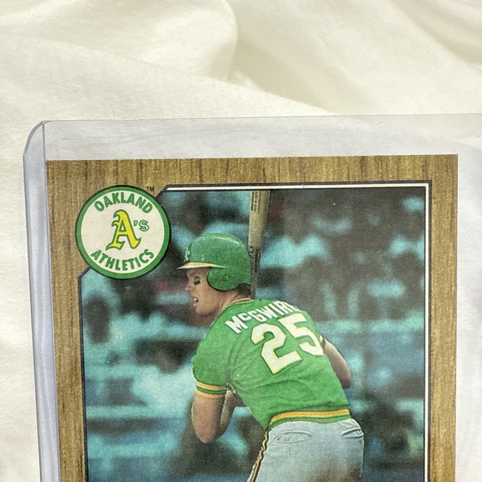 🔥 Mark McGuire #366 Topps 1987 Rare Major League Rookie Card mint ...