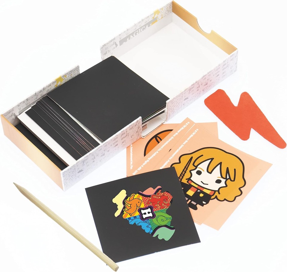 Nice Group - Harry Potter Scratch Memo - 50 Cards with Hogwarts ...