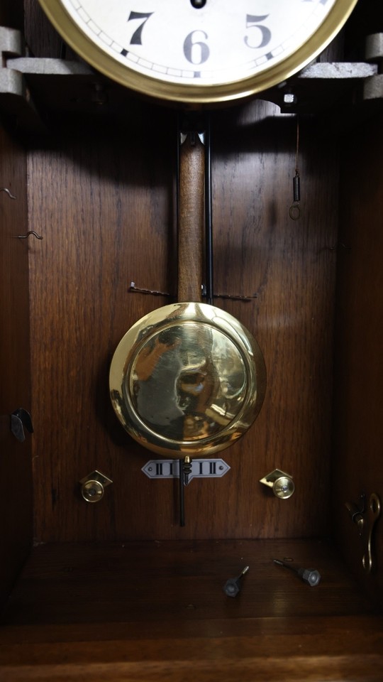 Antique 1910 France VEDETTE Wall Clock with Westminster Chime | eBay