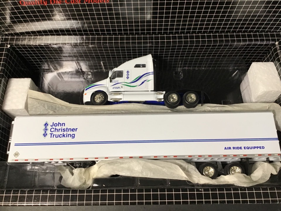 PEM Kenworth Sleeper Cab John Christner Trucking w/ Reefer Trailer 1:64 ...