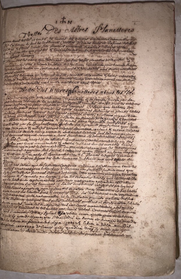 1700, LARGE ALCHEMY MANUSCRIPT, FOLIO, FRENCH, OCCULT, ALCHEMICAL ...