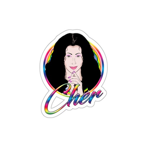 Cher "Pride" Die-Cut Sticker | eBay