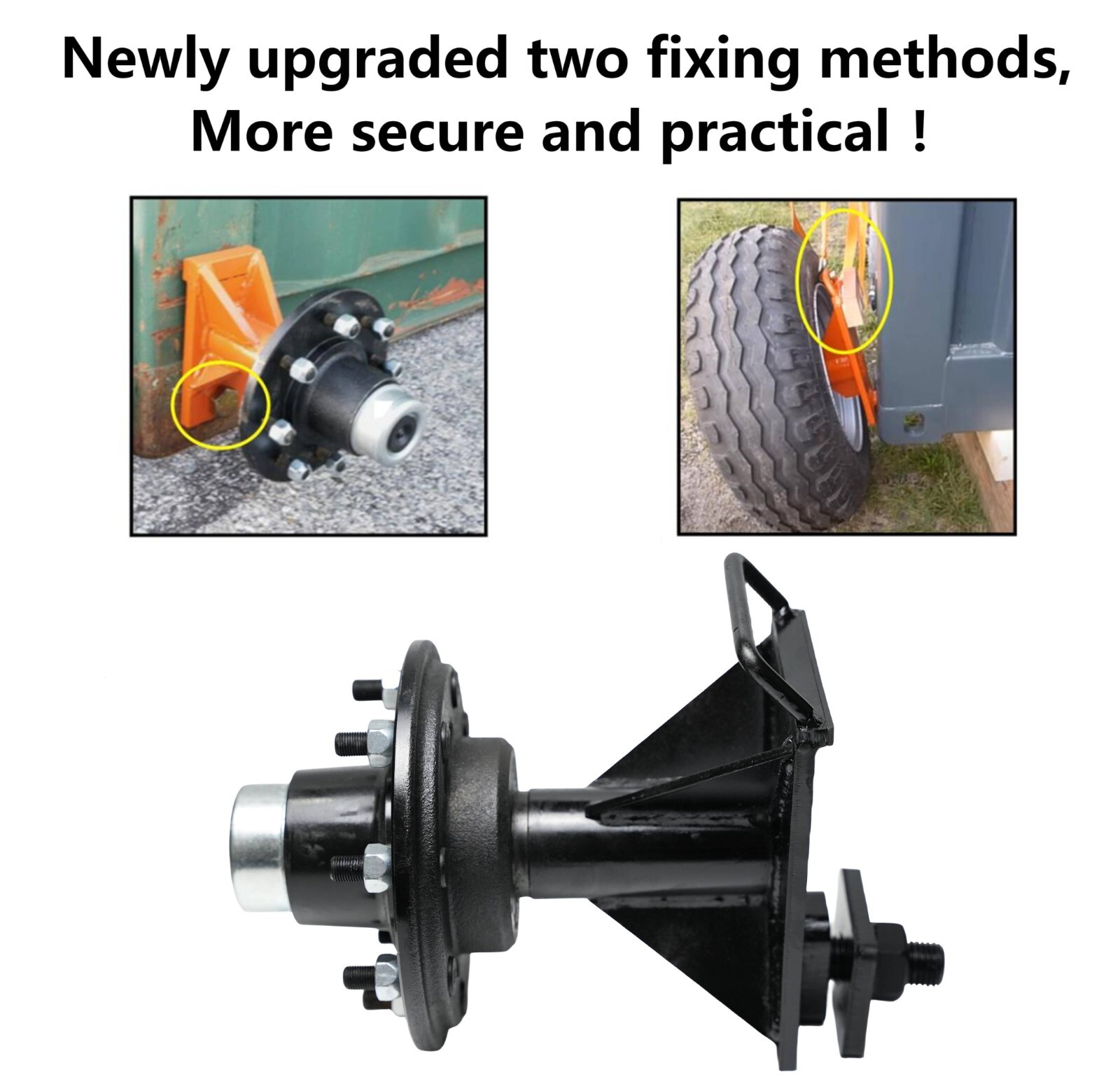 5x 5.5 Lug Superior Shipping Container Wheels, Bolt-on Spindle Kit | eBay