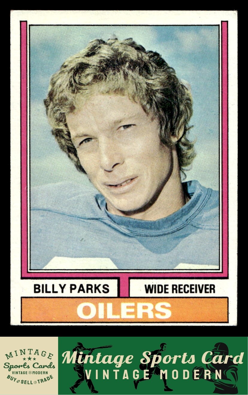 1974 Topps - Billy Parks - #279 Houston Oilers VG/VG+ | eBay