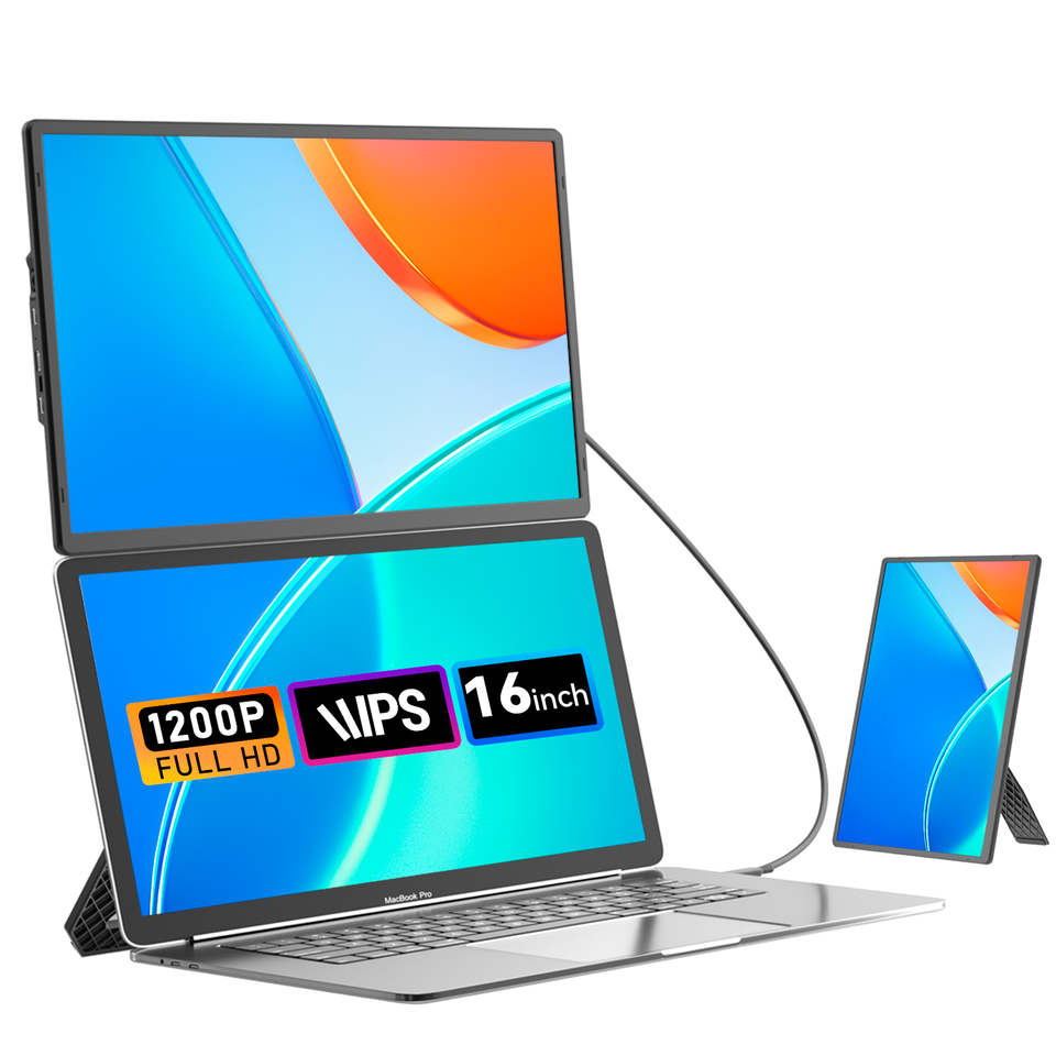 KEFEYA N2 16" Portable Dual Monitor Second Screen Extender HDMI for ...