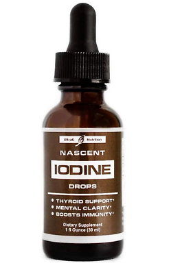 Nascent Iodine Supplement - Complete Thyroid Iodine Solution for ...