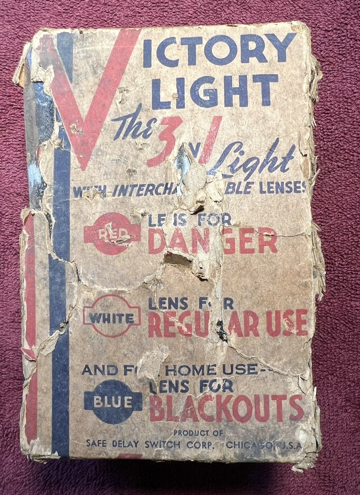 RARE VINTAGE NIB World War 2 Victory Light | eBay