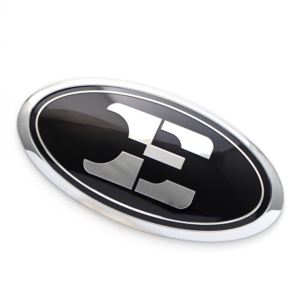 Chrome E Emblem Car Front Hood Rear Trunk Lid 3D Badges for Hyundai Rio ...