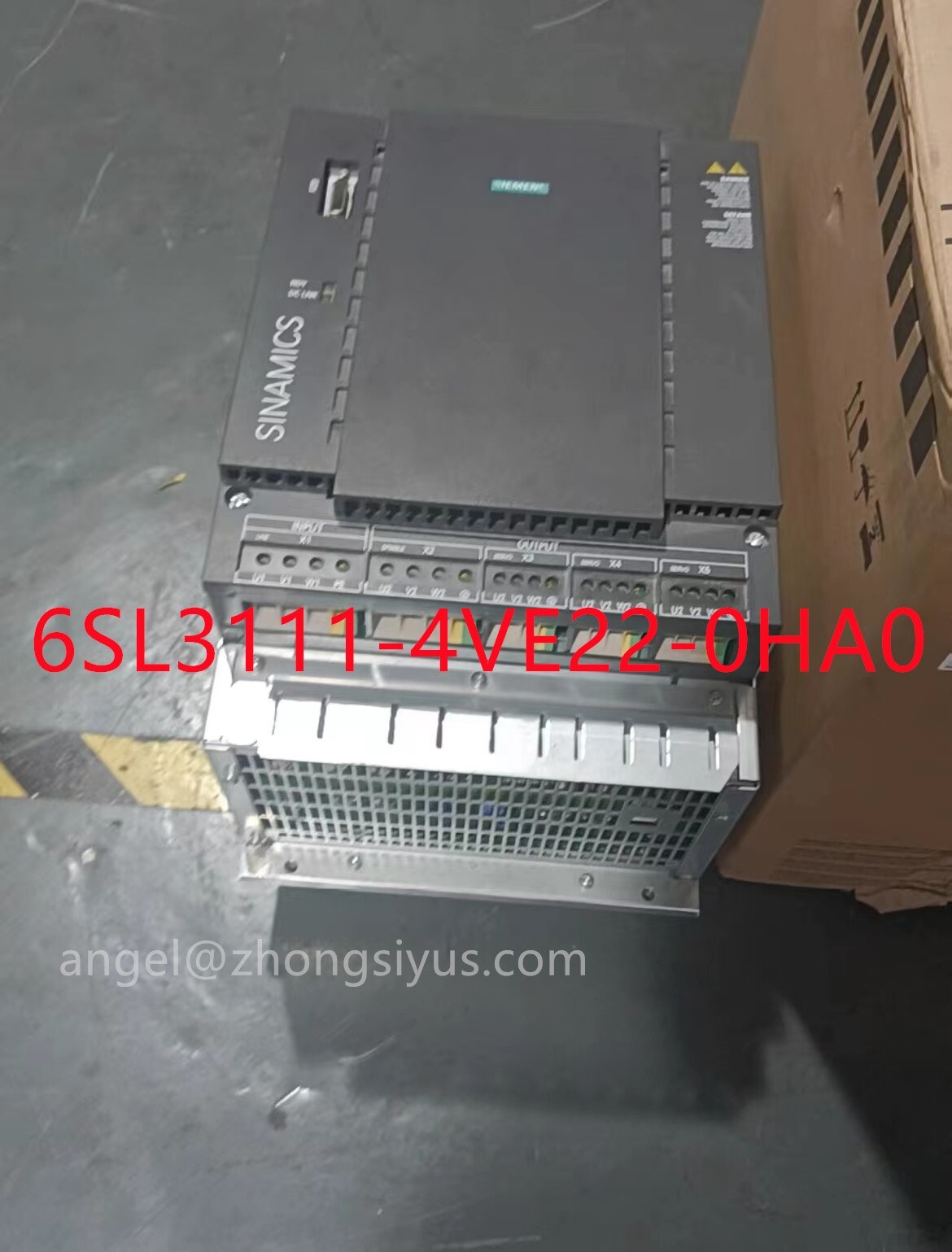 Used 6SL3111-4VE22-0HA0 SINAMICS S120 Combi Power Module, DHL/FEDEX/UPS ...