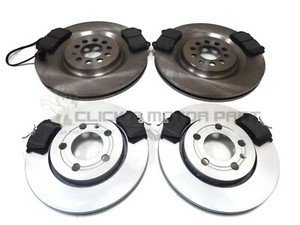 SEAT LEON CUPRA R 1.8T TURBO 210 225 FRONT & REAR BRAKE DISCS AND PADS ...