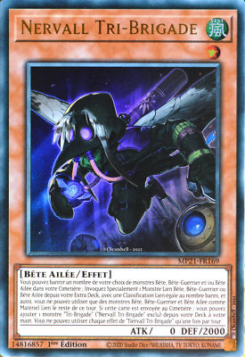 carte YU-GI-OH MP21-FR169 Nervall Tri-Brigade Ultra Rare NEUF FR | eBay