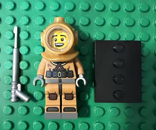 Lego Series 8 Diver 8833 Deep Sea Diver Minifigure Series 8 Helmet ...