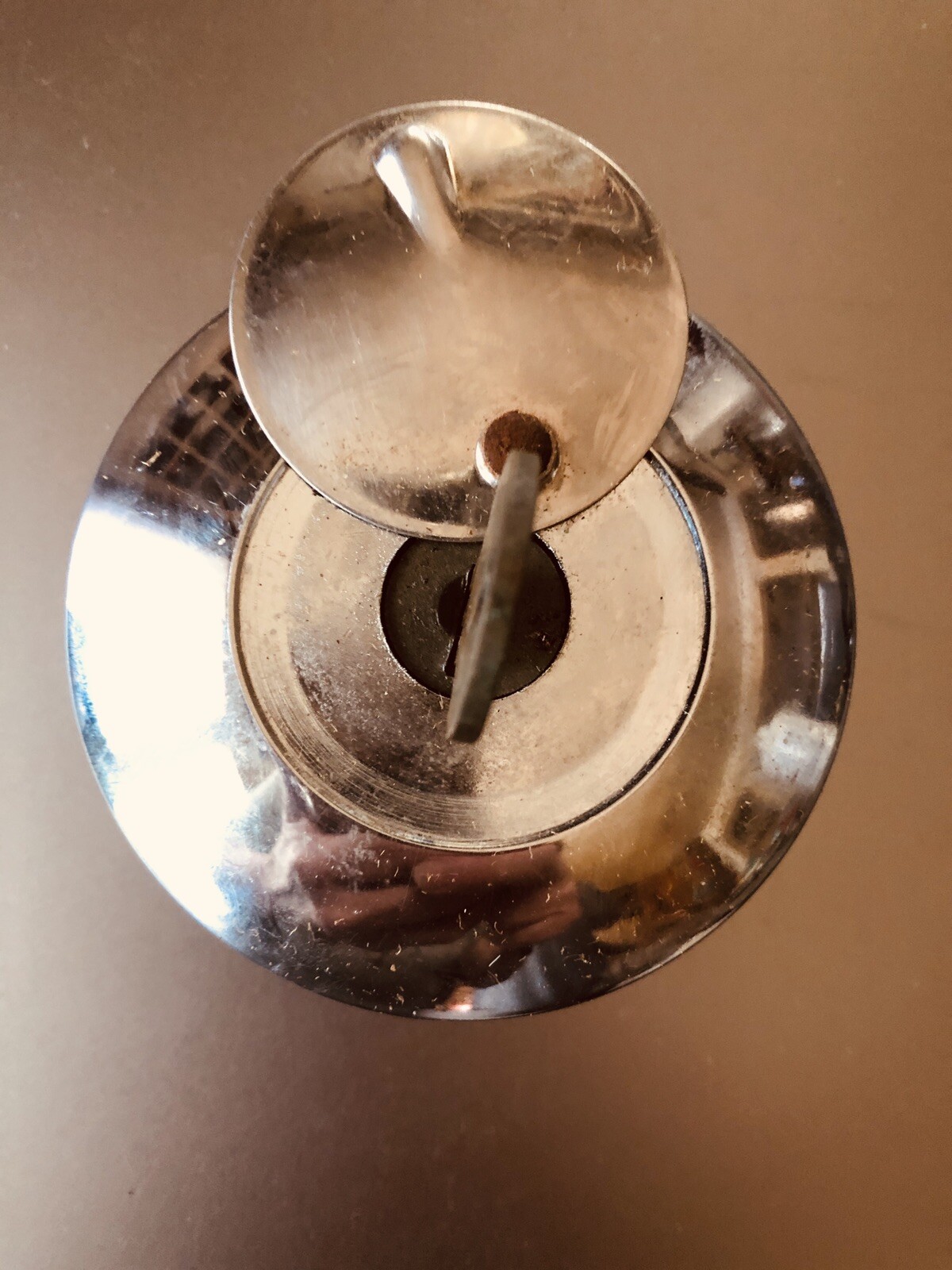 Wayne Locking Gas Cap Chrome With 1 Key | eBay