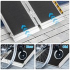 600lb Aluminum Briefcase Ramp 10' Non-Slip Mobility Scooter Wheelchair ...