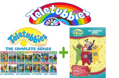 TELETUBBIES THE COMPLETE SERIES + EVERYWHERE COMPLETE SERIES (DVD) SET ...