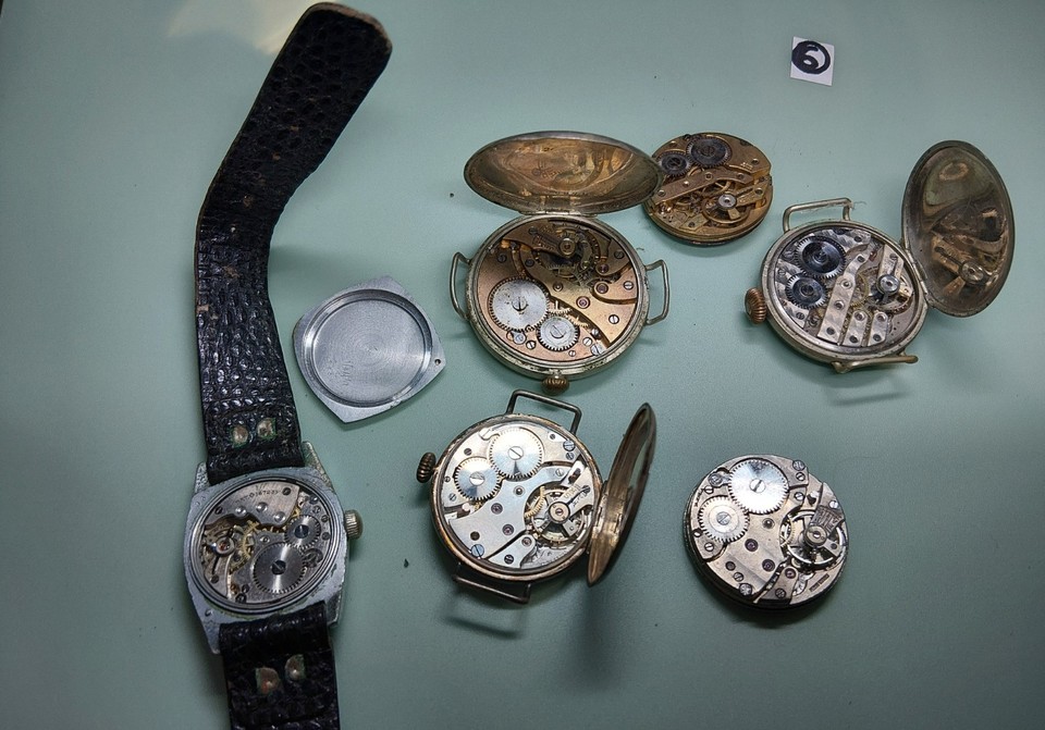 Rare WW1 Trench Watch Lot Of Unusual Dials Black Rare | eBay