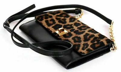 NEW Michael Kors Natalie Haircalf XL Wallet on a Chain/Crossbody Bag ...