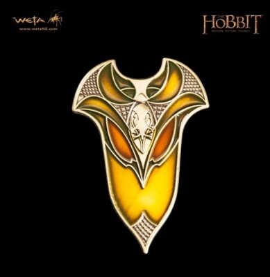 Rare Weta The Hobbit Elven Shield Collectible Pin The Lord of the Rings ...