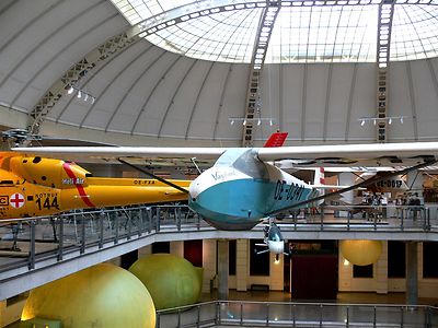 Hu-17 Hutter Germany Glider Hu17 Airplane Desktop Kiln Wood Model Free ...