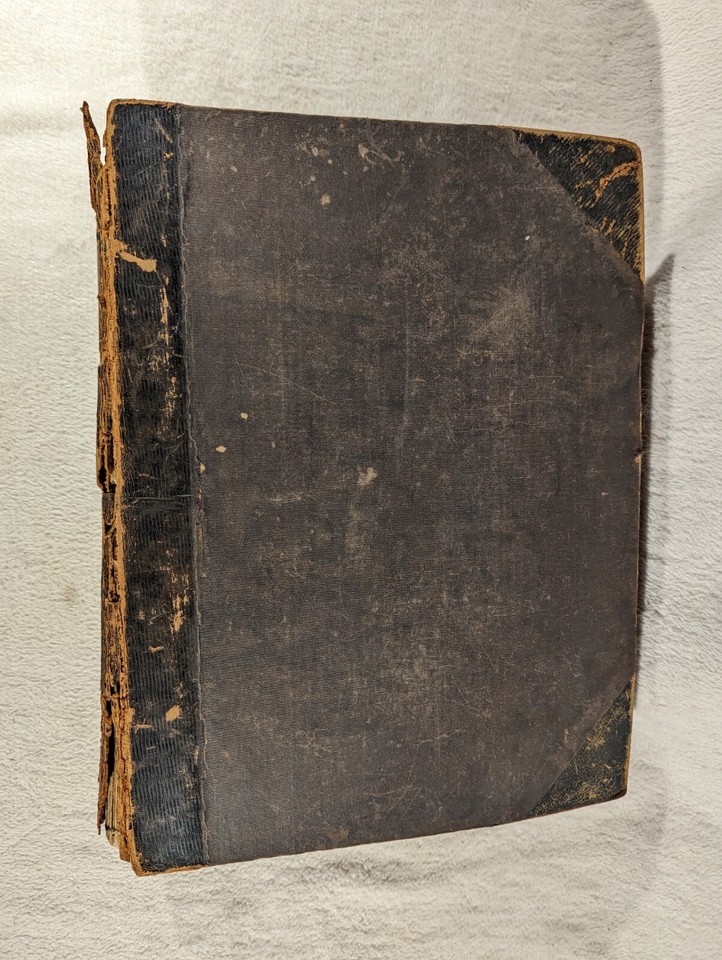 Antiq 1868 American Bible Society Blind Pre-Braille Raised Print New ...