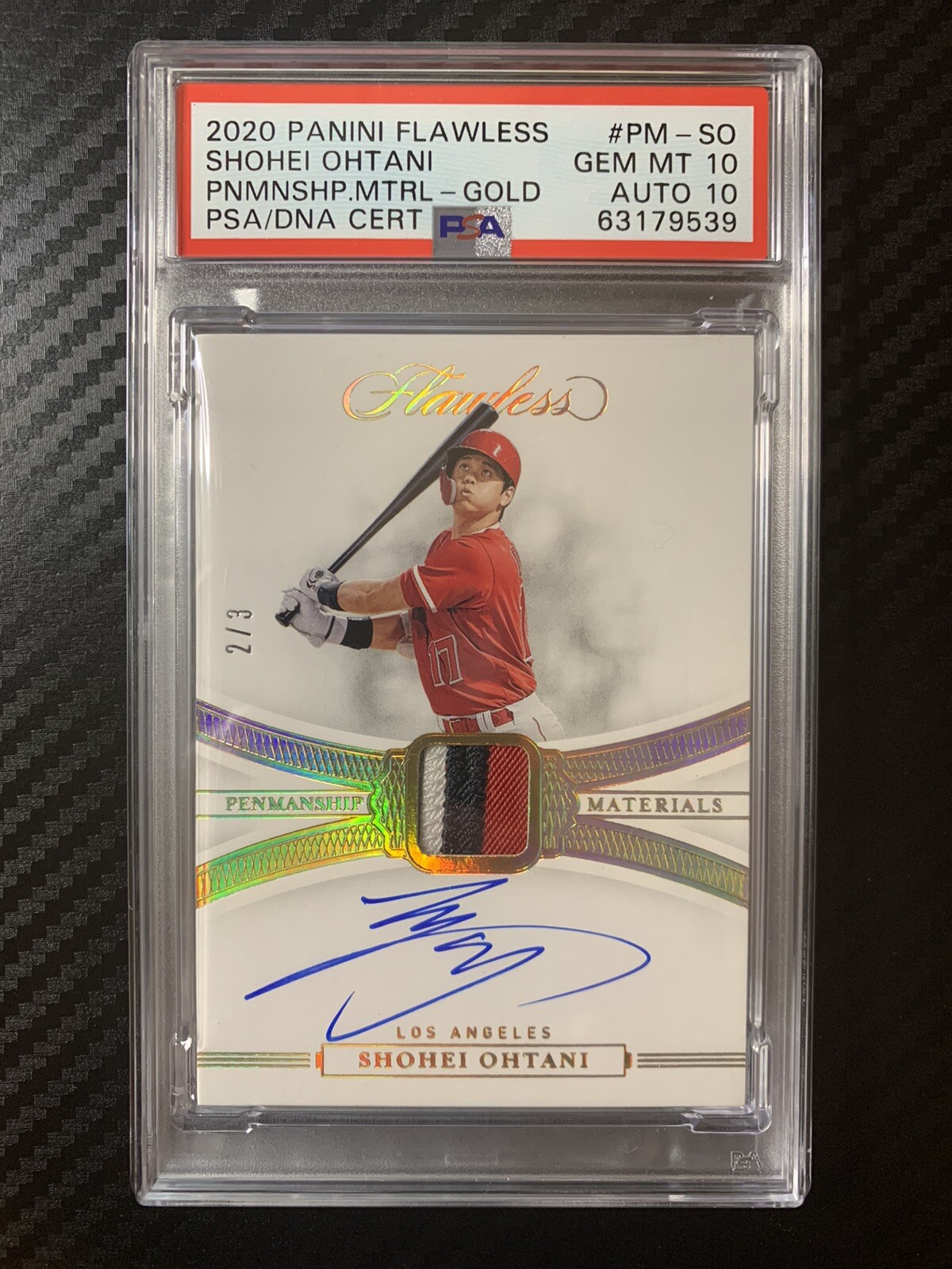 Shohei Ohtani Autographed Signed 2020 Flawless Penmanship Mat Auto /3 ...