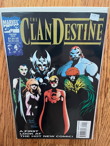 The Clan Destine Preview Issue Marvel Comics 8.5 E29-71 | eBay