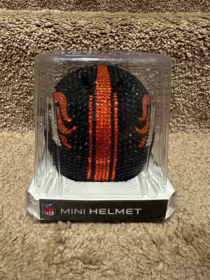 New Denver Broncos Crystal NFL Mini Helmet Ridell New | eBay