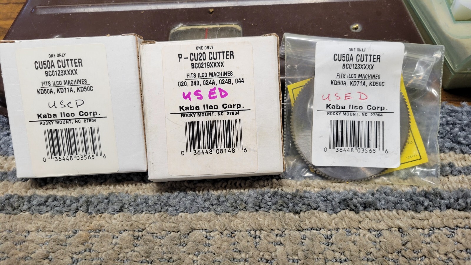 Kaba Ilco CU50A Key Machine Cutter, Cobalt Steel, Great Condition | eBay