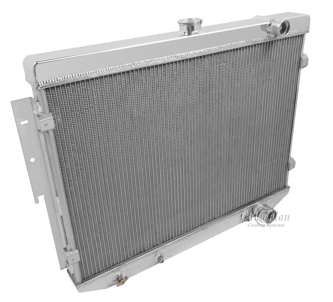 3 Row Discount Champion Radiator W/ 2 12" Fans for 1975 76 77 1978 ...