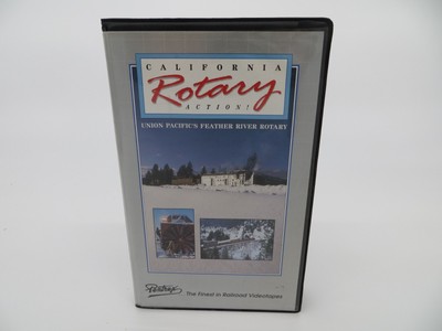 Pentrex Train VHS California Rotary Action Union Pacific Feather River ...