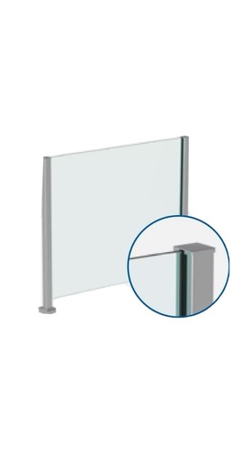 Clamp-less Balustrade Post! Glass Balustrade End Post! | eBay UK