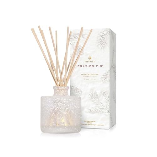 Frasier Fir Flocked Petite Reed Diffuser – Home Fragrance Diffuser Set ...