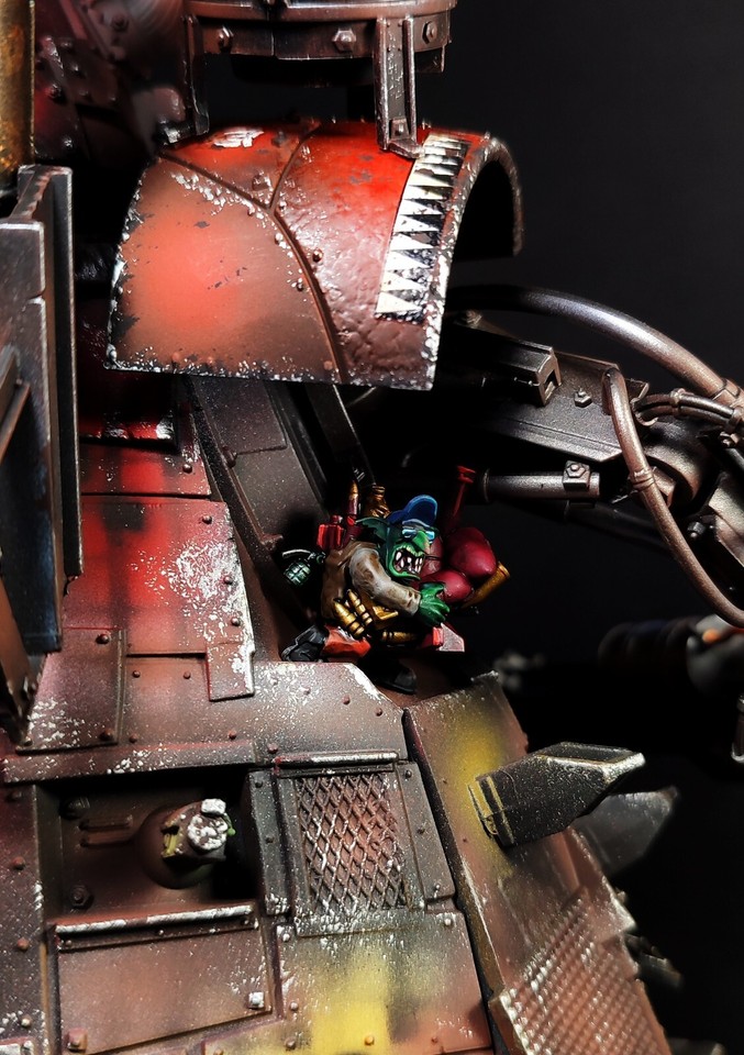 Stompa painted Warhammer 40k Orks Morkanaut Gorkanaut Big Mek Deff ...