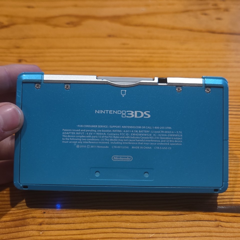 Nintendo 3DS Blue Handheld Console 3D Display Wi-Fi Capability | eBay