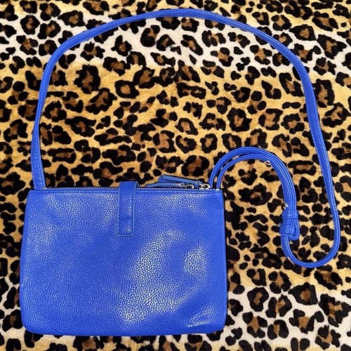 ATTENTION Crossbody Purse Royal Blue Small Shoulder Hand Bag Faux ...