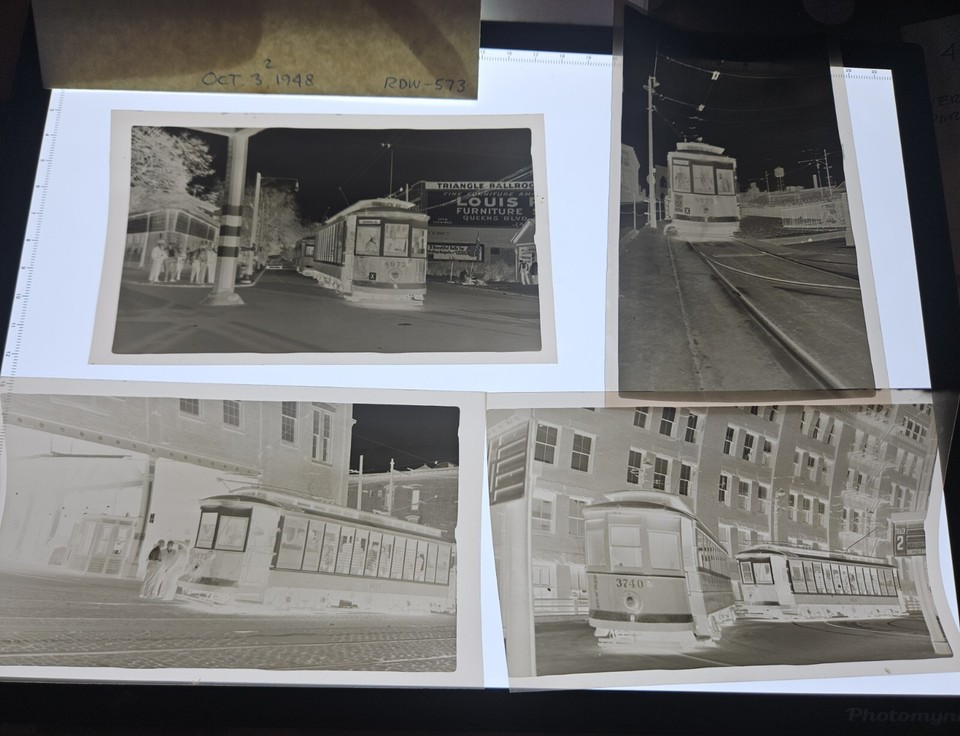 12 BMT SUBWAY BROOKLYN Queens NYC New York City Trolley PCsize Photo ...