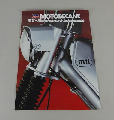 Prospetto/Brochure Motobecane M11 Motorino | eBay