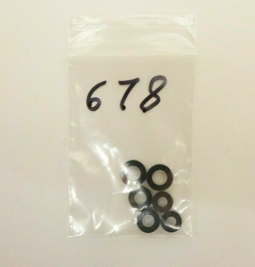 6 Assorted Small Square O-Rings OD Of 1/4" 9/32" & 5/16"- 1/16"CS Buna ...