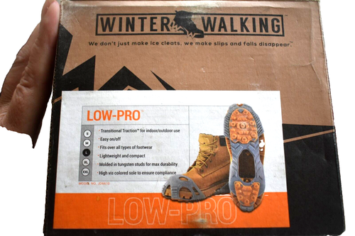 Winter Walking Low-Pro Ice Cleat Model JD6610 Lightweight Compact New ...