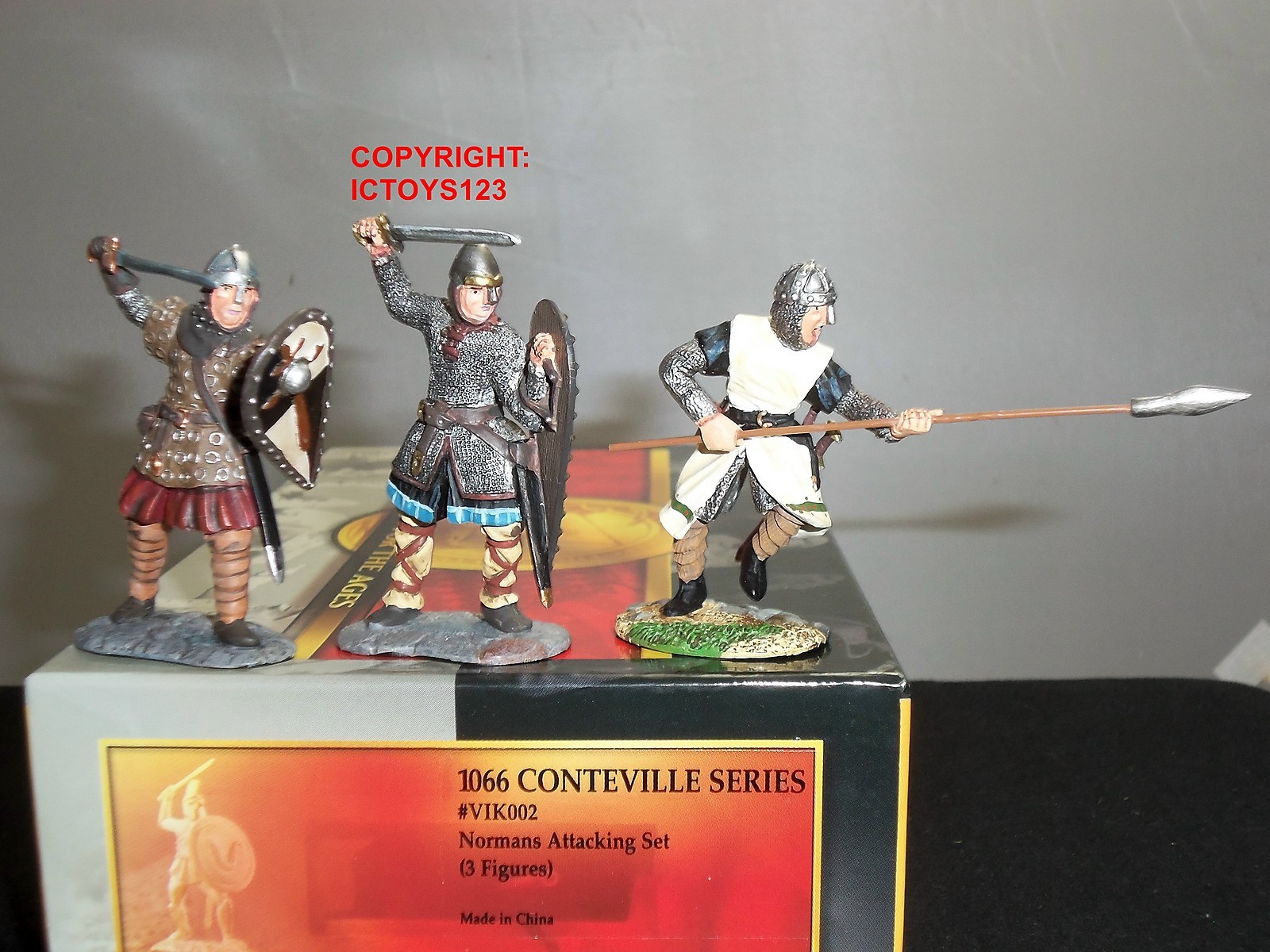 CONTE VIK002 VIKINGS 1066 CONTEVILLE NORMANS ATTACKING TOY SOLDIER ...