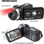 Video Camera 4K Camcorder WiFi 48MP Vlogging Camera for YouTube with ...